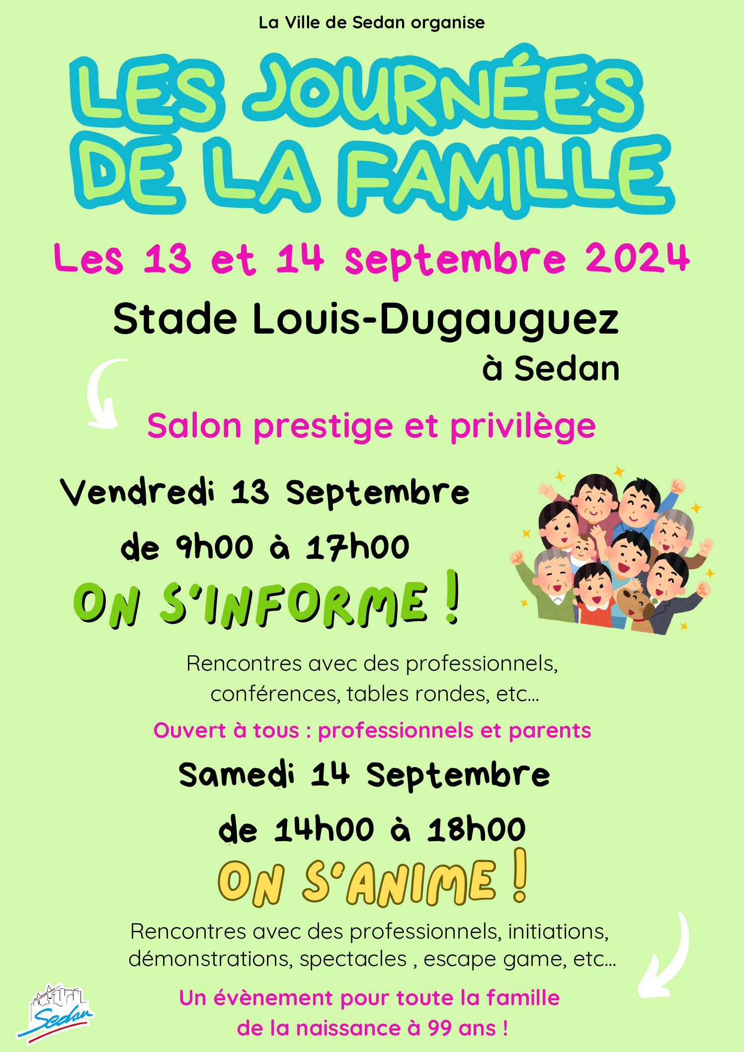 4ème édition des "Journées de la famille" - Ville de Sedan