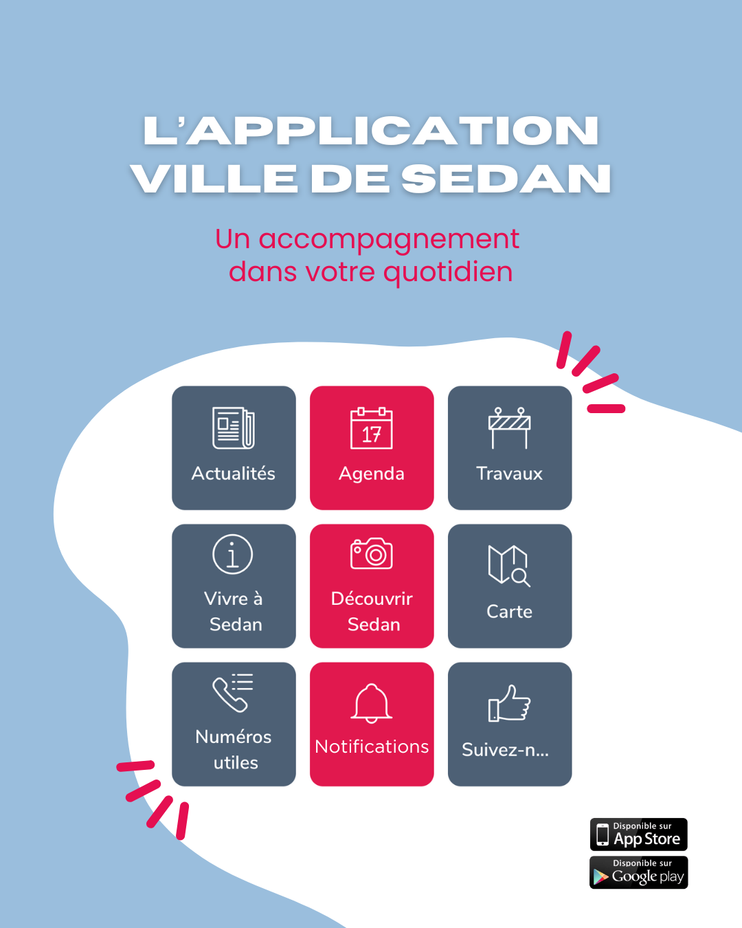 NOUVEAU – La ville de Sedan lance son application – Ville de Sedan