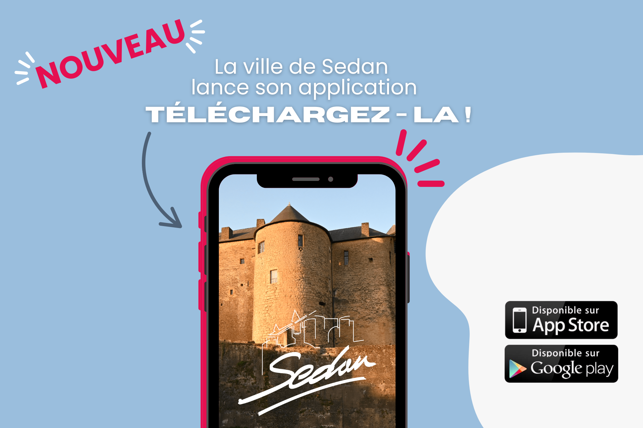 NOUVEAU – La ville de Sedan lance son application – Ville de Sedan